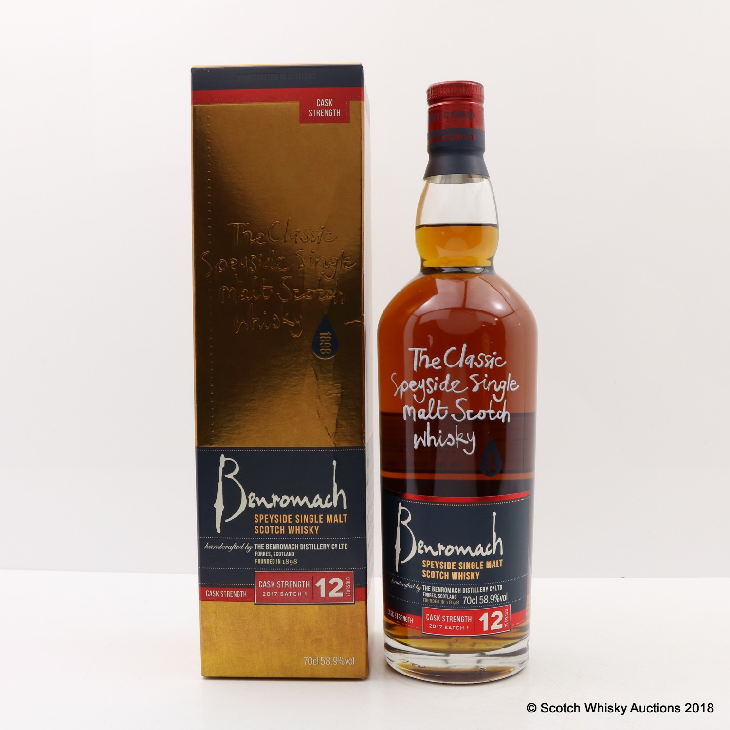 Benromach 12 Year Old Cask Strength Batch #1 | The 90th Auction ...