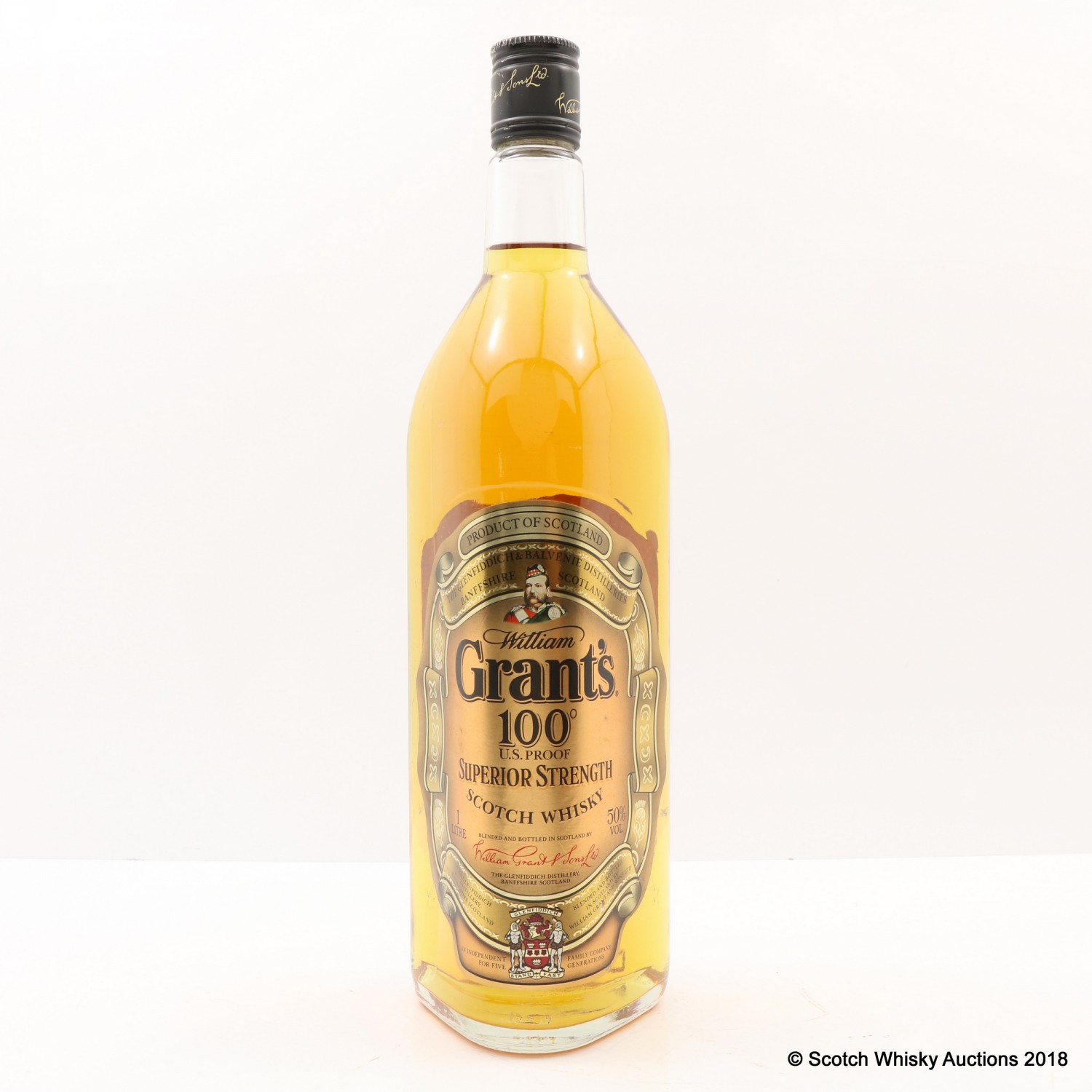 Grants 100° U.S Proof Superior Strength 1L | The 91st Auction | Scotch ...