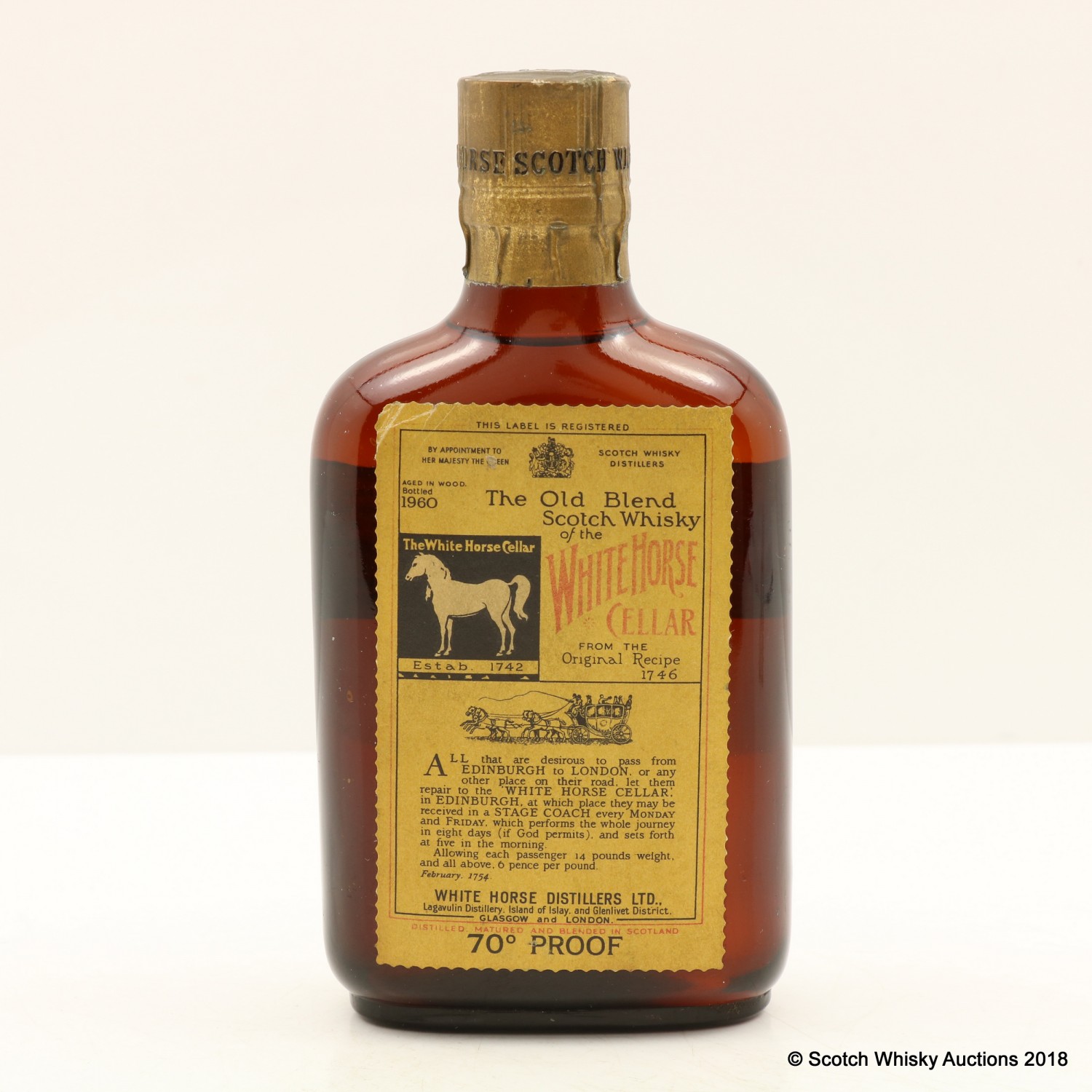 White Horse 1/4 Bottle 1960 | The 92nd Auction | Scotch Whisky Auctions