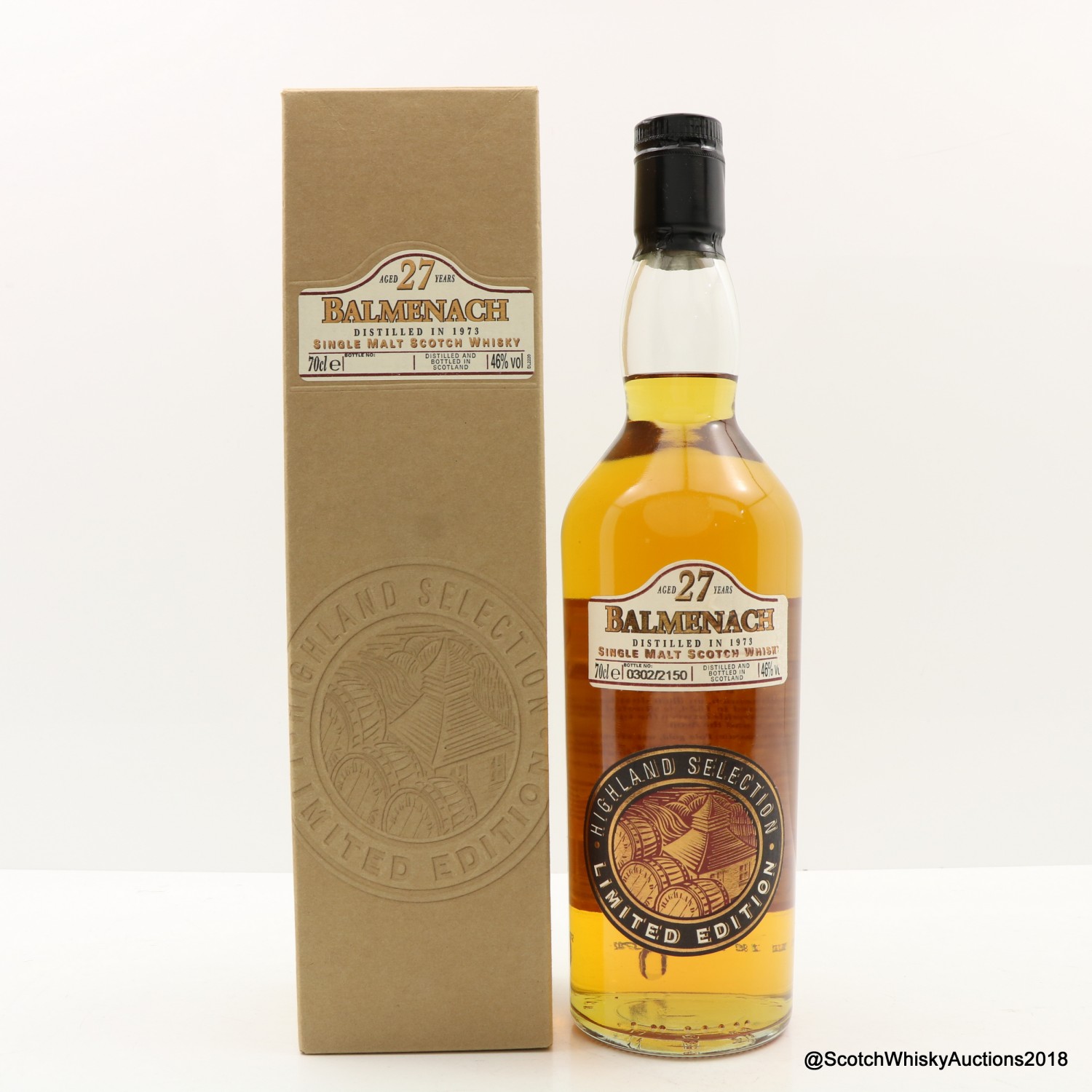 Balmenach 1973 27 Year Old Highland Selection | The 93rd Auction ...