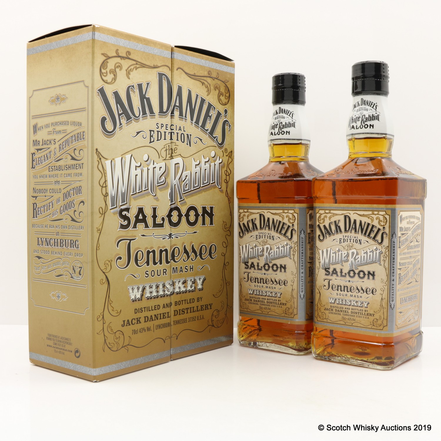 Jack Daniel's White Rabbit Saloon 2 x 70cl | The 94th Auction | Scotch ...