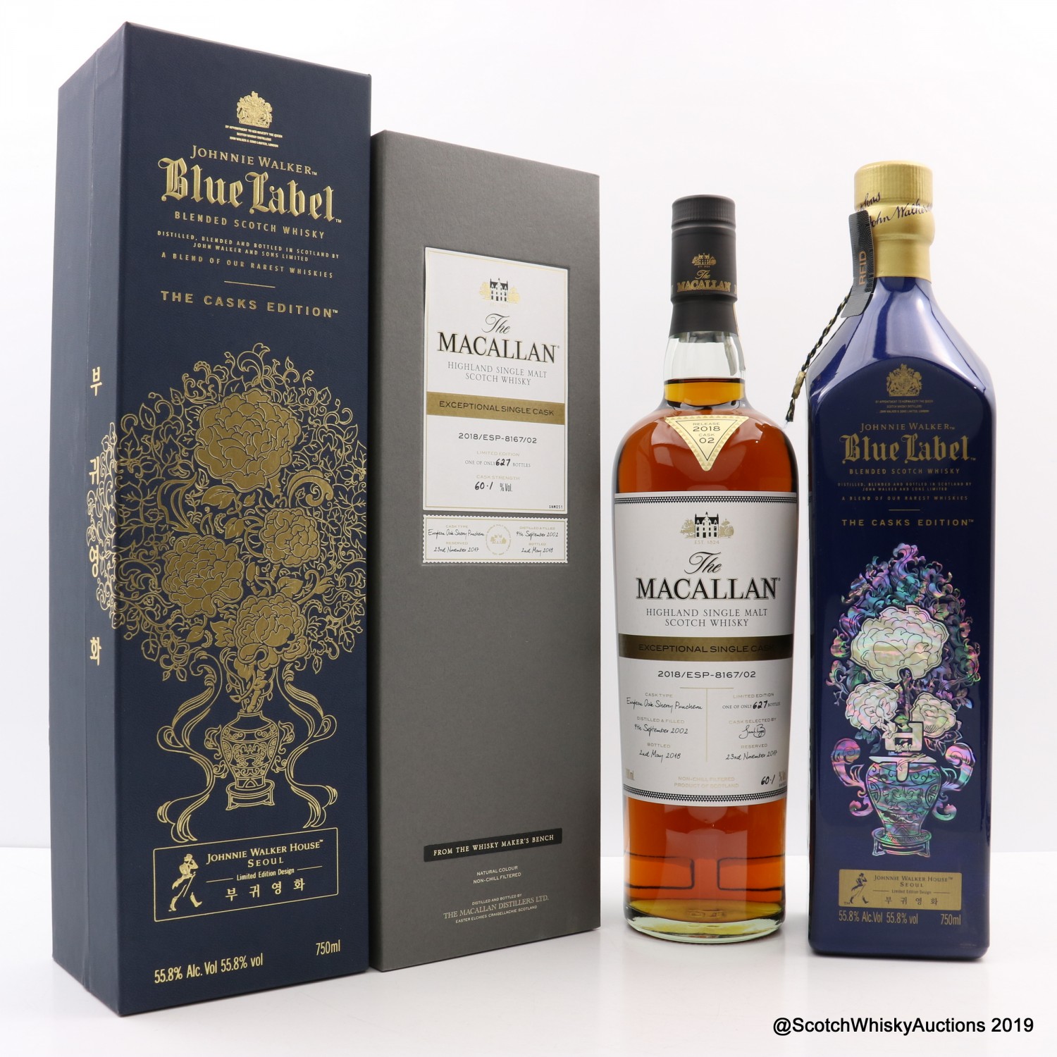 Johnnie Walker Blue Label Casks Edition Seoul Bu Gwi Yeong Hwa 75cl ...