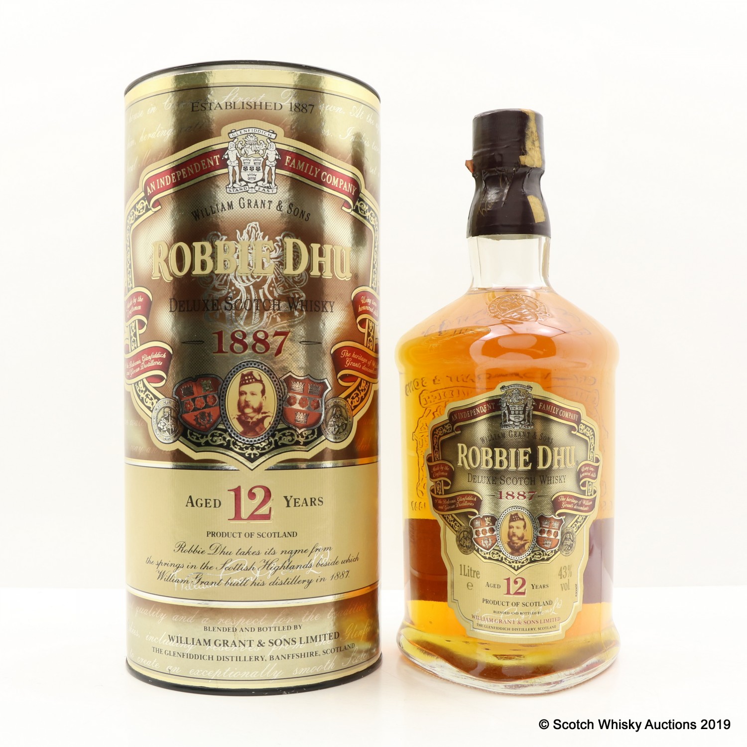 Robbie Dhu 12 Year Old 1L | The 95th Auction | Scotch Whisky Auctions