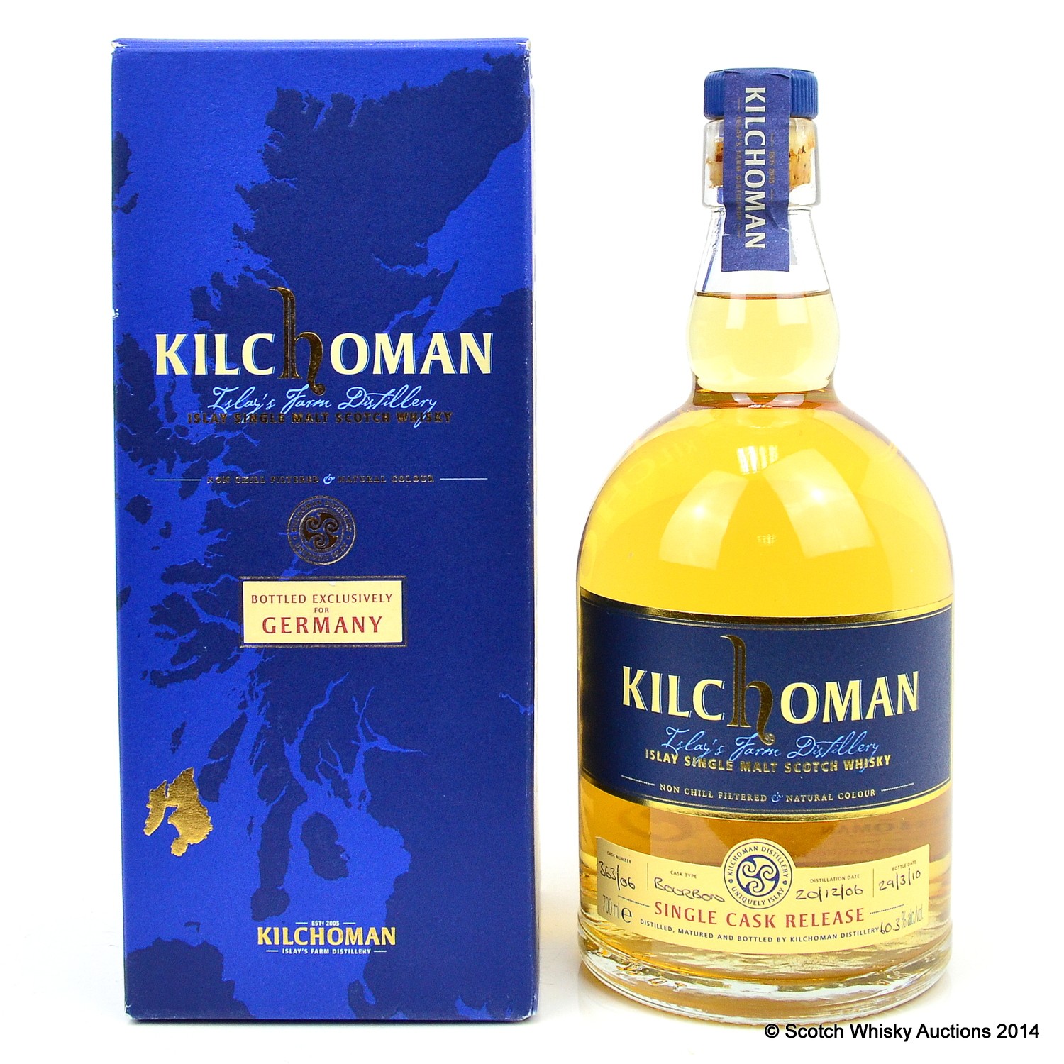 Kilchoman Bottled Exclusively For Germany | The 40th Auction | Scotch ...