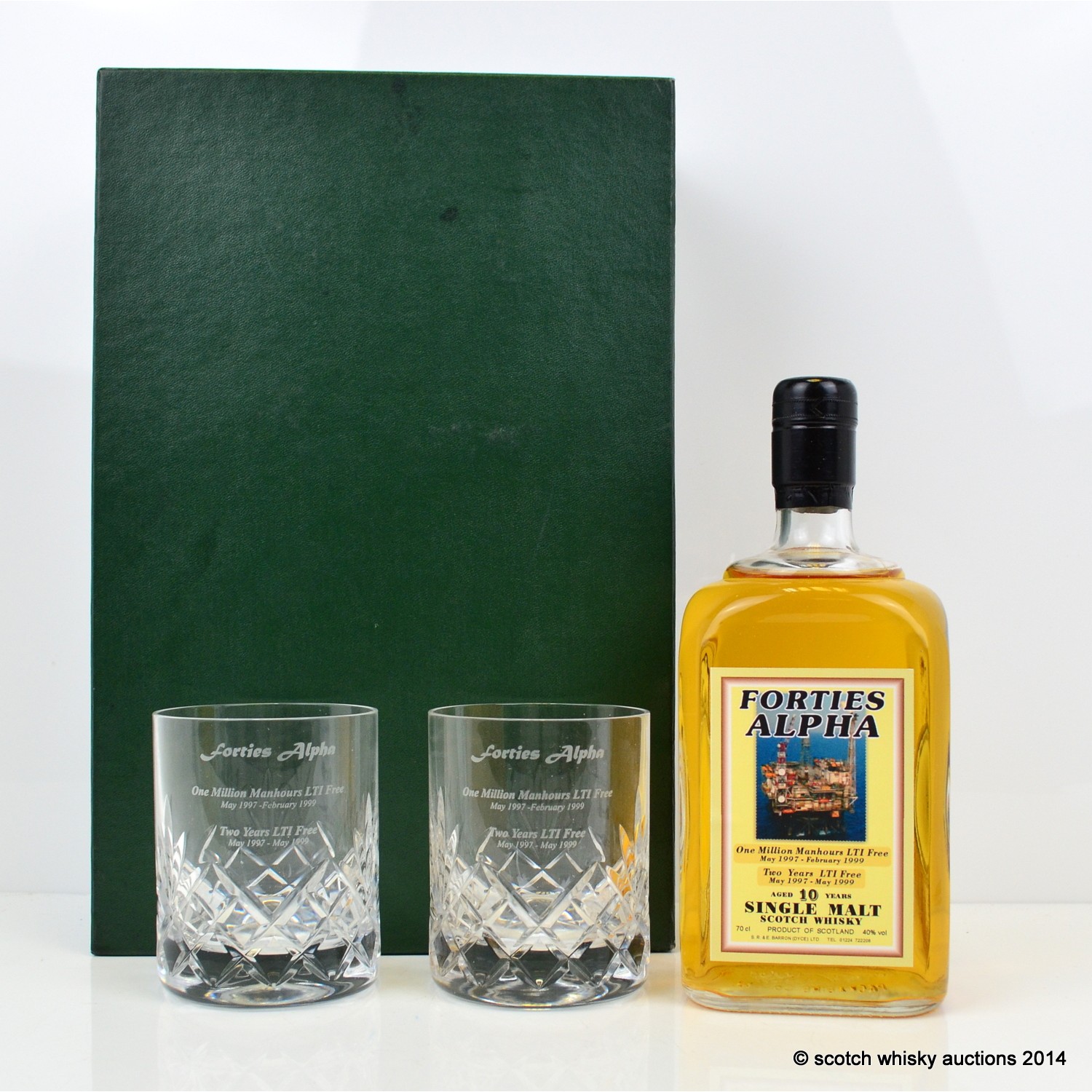 Forties Alpha One Million Manhours LTI Free 10 Year Old With 2 Glasses ...