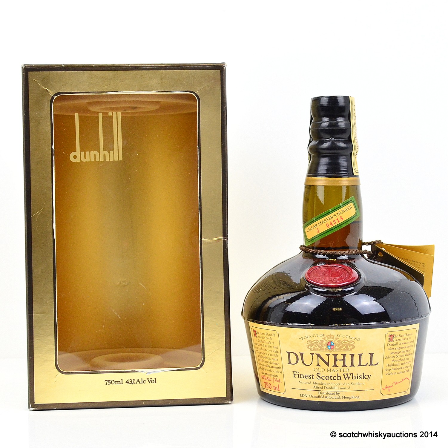 Scotch Whisky Auctions | The 40th Auction | Dunhill Old Master 75cl