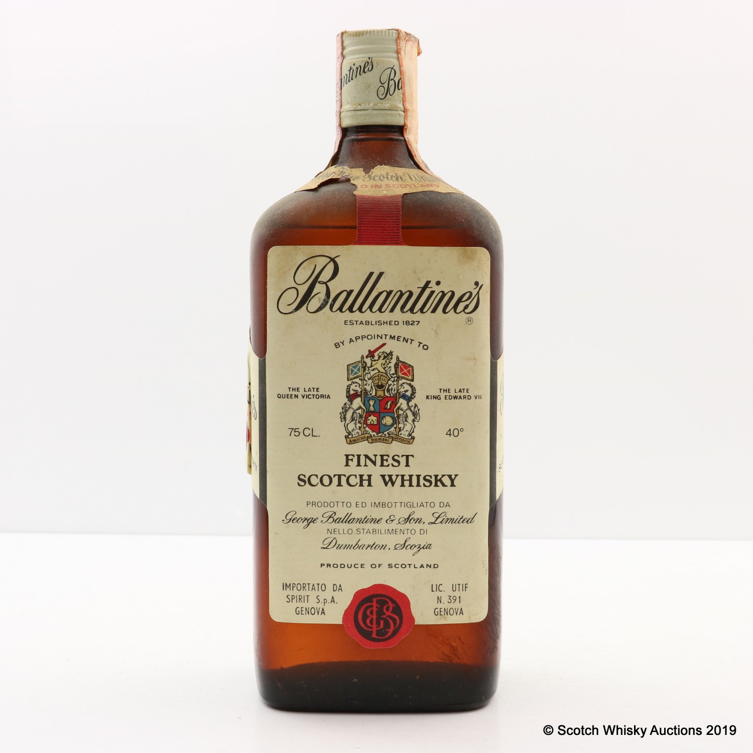 Ballentine's Finest 75cl | The 96th Auction | Scotch Whisky Auctions