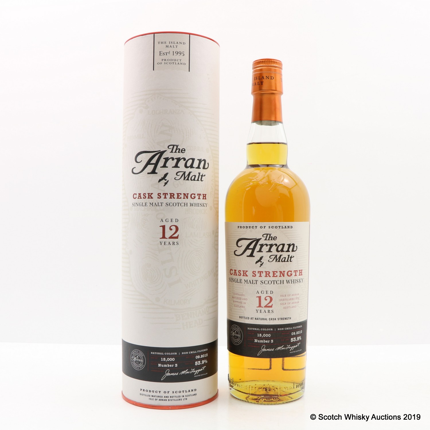 Arran 12 Year Old Cask Strength Batch #3 | The 96th Auction | Scotch ...