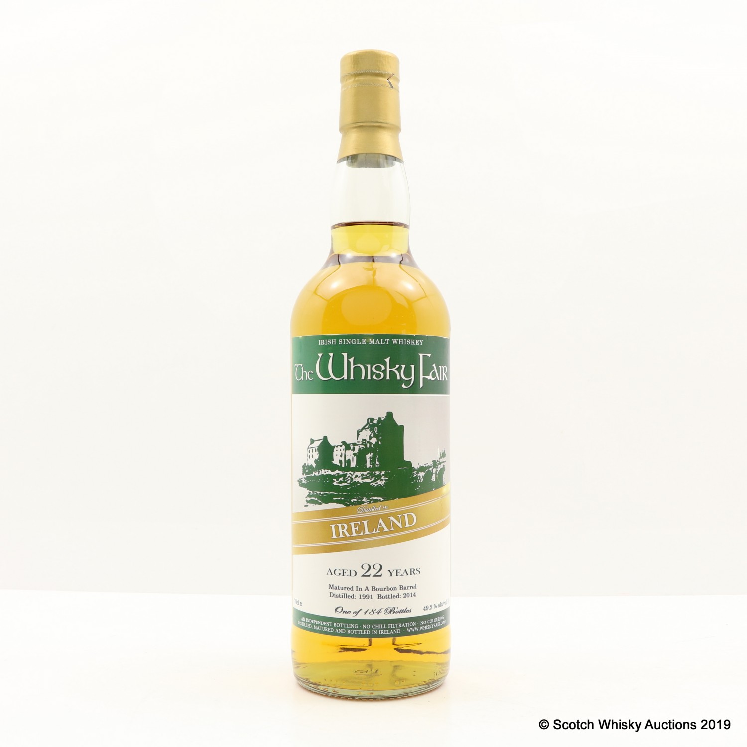Irish Single Malt 1991 22 Year Old The Whisky Fair | The 97th Auction ...
