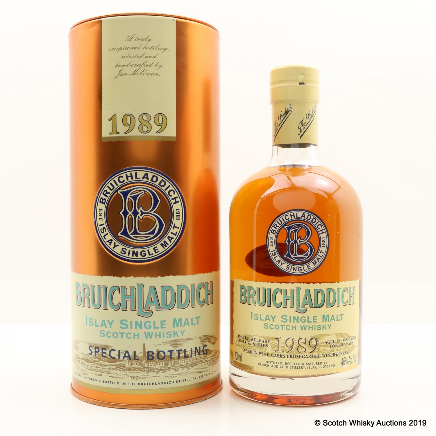 Bruichladdich 1989 18 Year Old Israeli Wine Cask Matured | The 97th ...