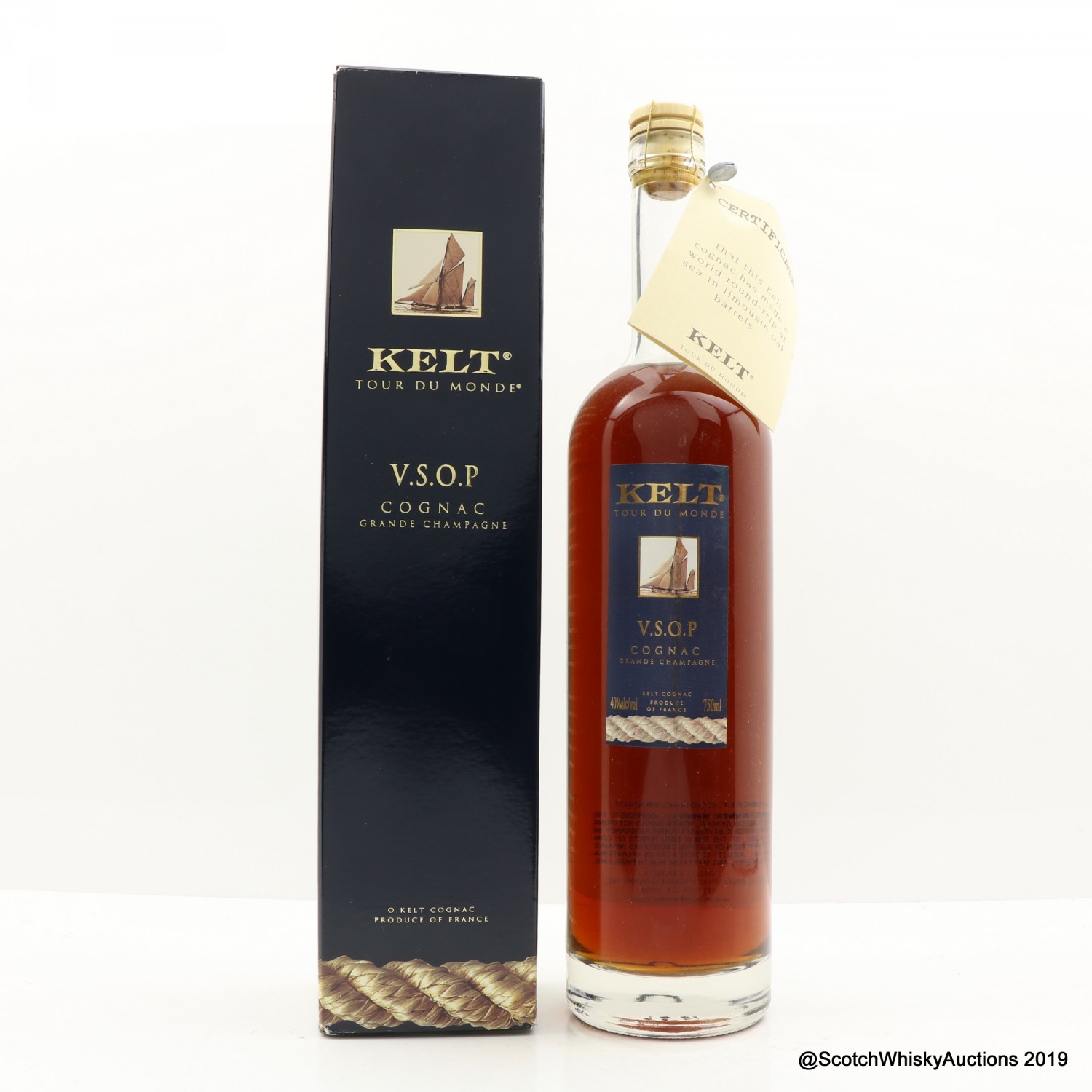 Kelt VSOP Grande Champagne Cognac Tour Du Monde 75cl | The 97th Auction ...