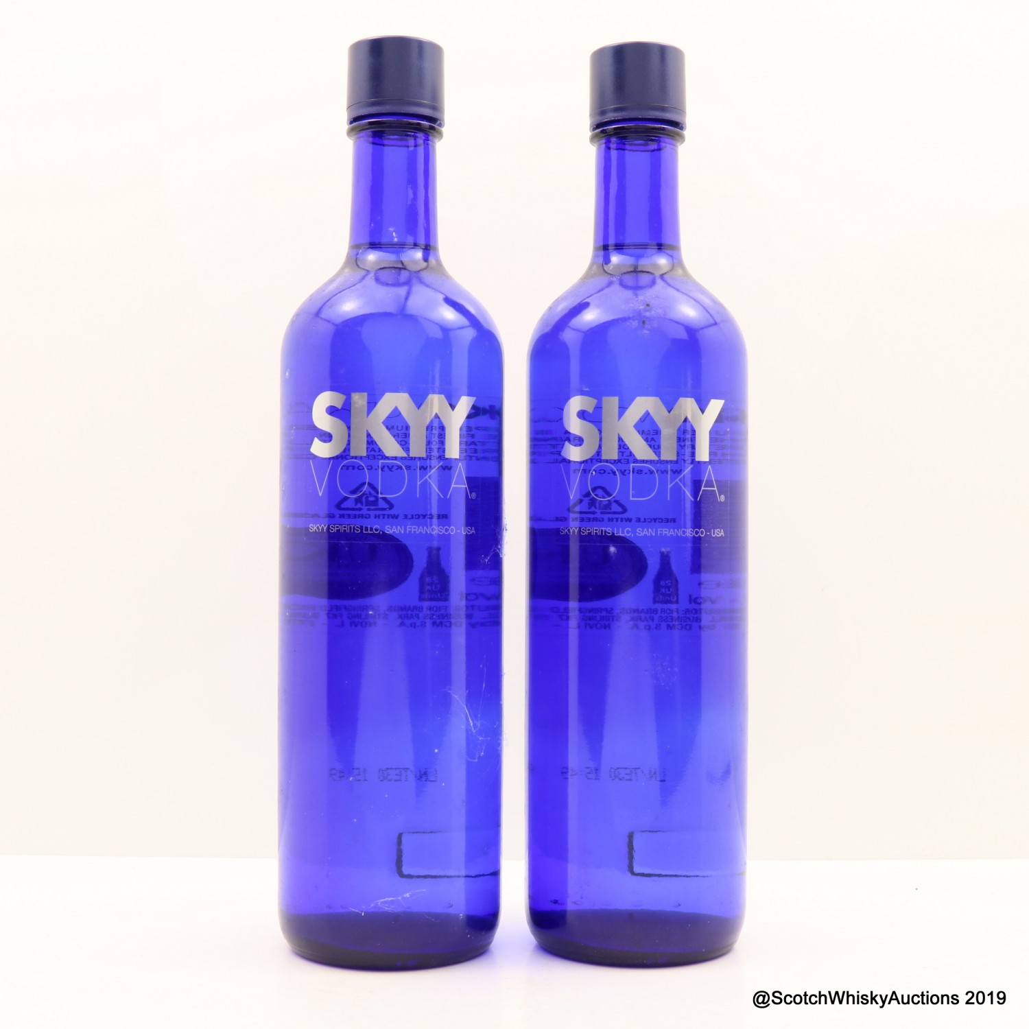 Skyy Vodka 2 x 70cl | The 98th Auction | Scotch Whisky Auctions
