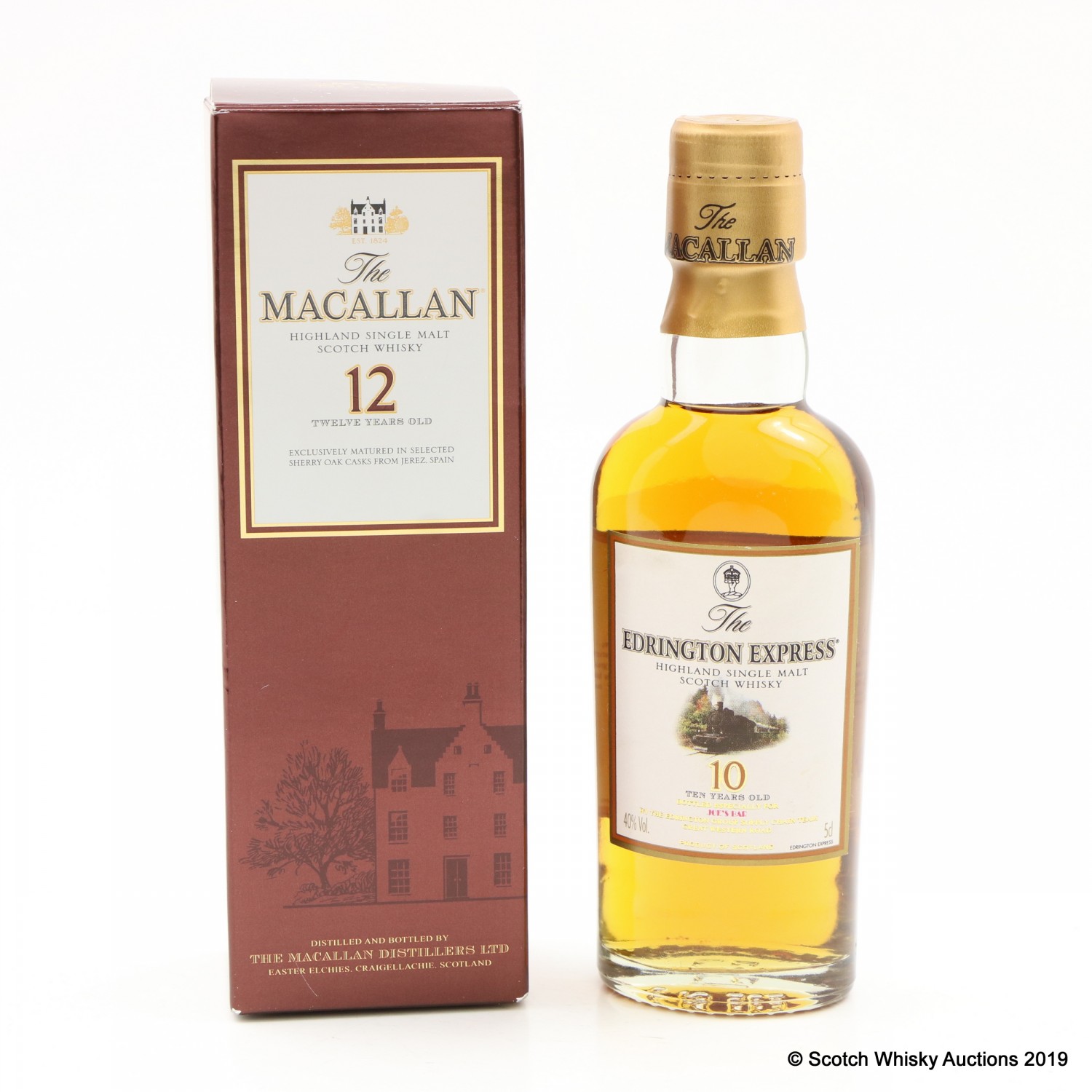 Macallan 10 Year Old Edrington Express Mini 5cl | The 99th Auction ...