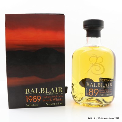 Balblair 1989 2nd Release | The 99th Auction | Scotch Whisky Auctions