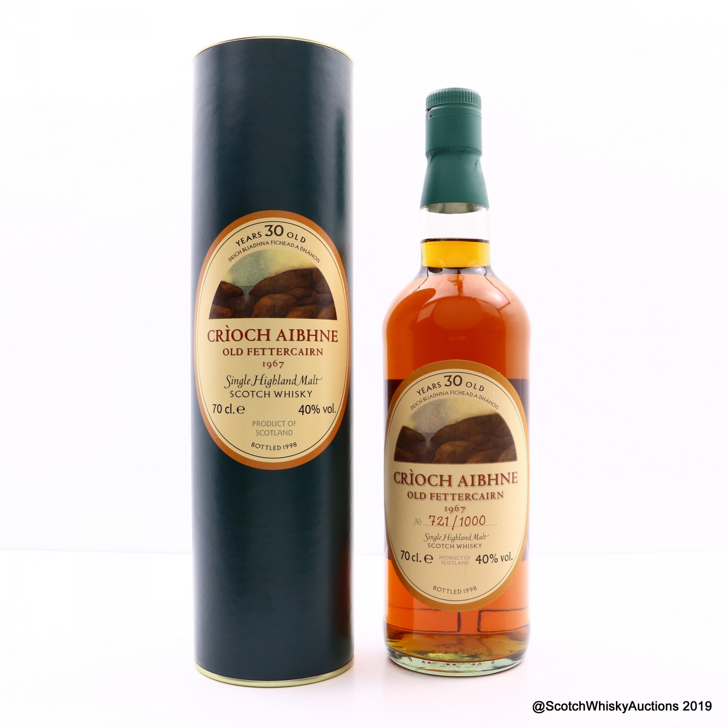 Fettercairn 1967 30 Year Old Crioch Aibhne | The 99th Auction | Scotch ...