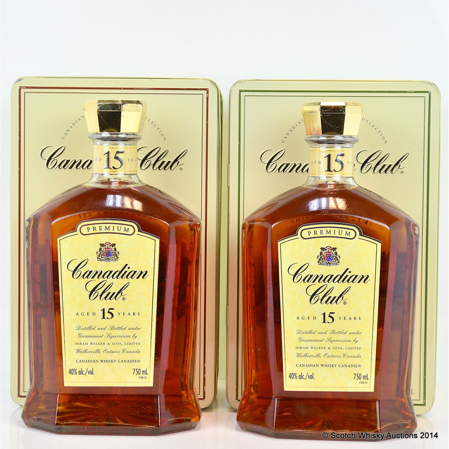 Canadian Club 15 Year Old Moose Label & Canadian Club 15 Year Old ...