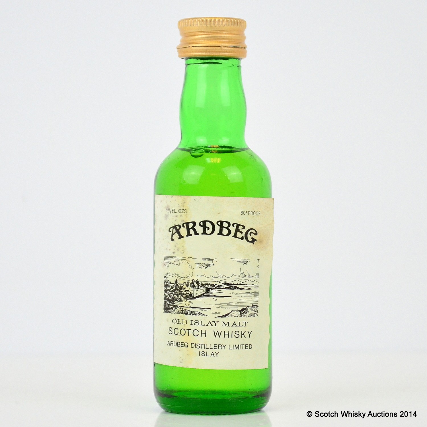 Ardbeg 80° Proof Mini 1 2/3 Fl Ozs | The 42nd Auction | Scotch Whisky ...