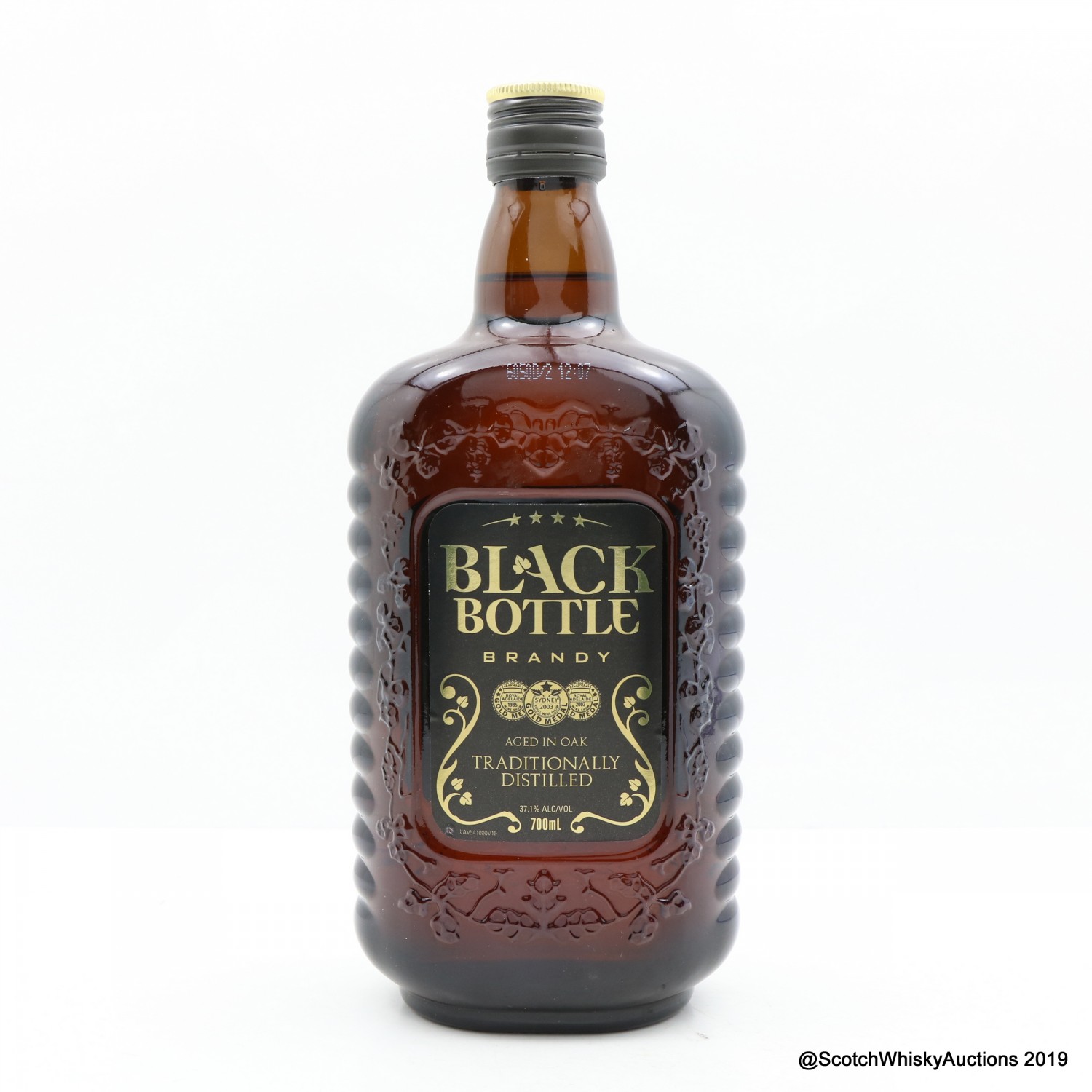 Black Bottle Four Star Australian Brandy | The 100th Auction | Scotch ...