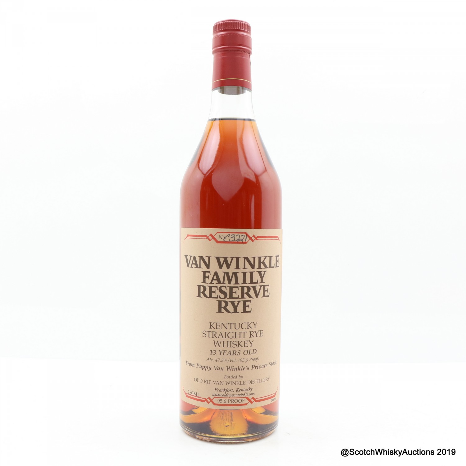 Pappy Van Winkle 13 Year Old Family Reserve Rye 75cl | The 100th ...