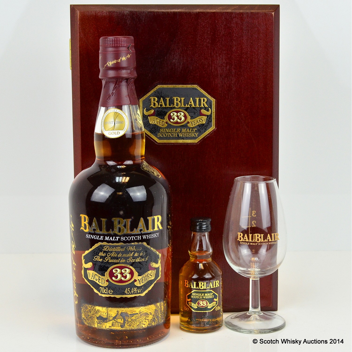 Balblair 33 Year Old with Glass and Mini | The 43rd Auction | Scotch ...