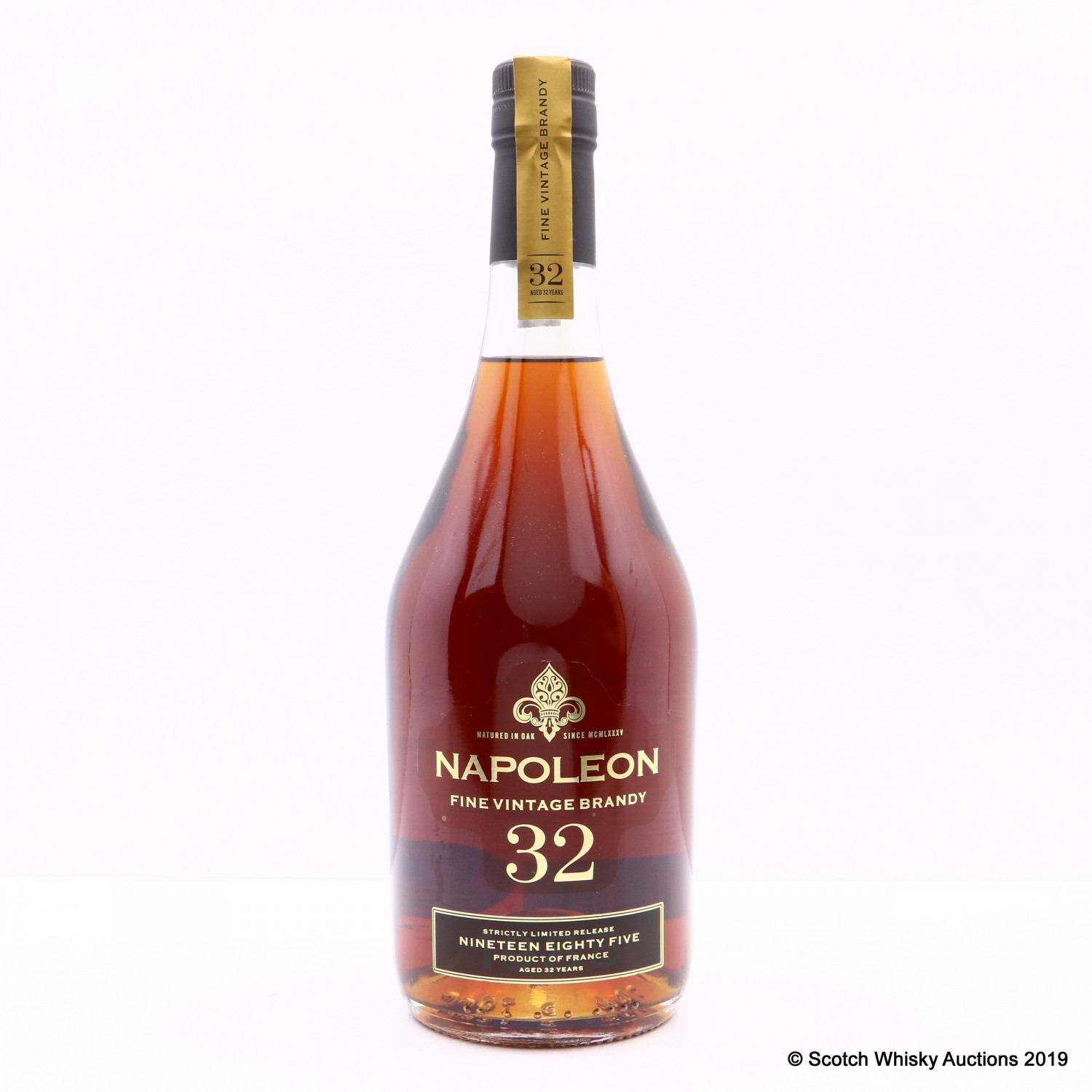 Napoleon 1985 Fine Vintage Brandy 32 Year Old | The 100th Auction ...