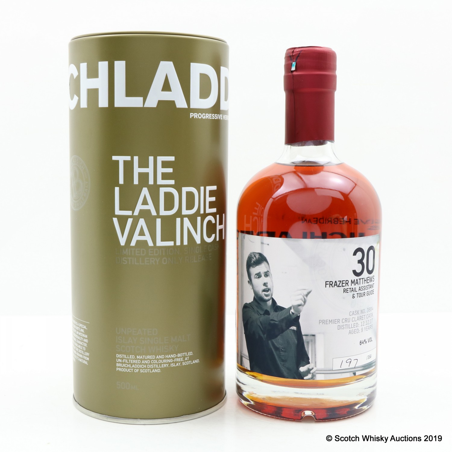 Bruichladdich Valinch 30 Frazer Matthews 50cl | The 100th Auction ...