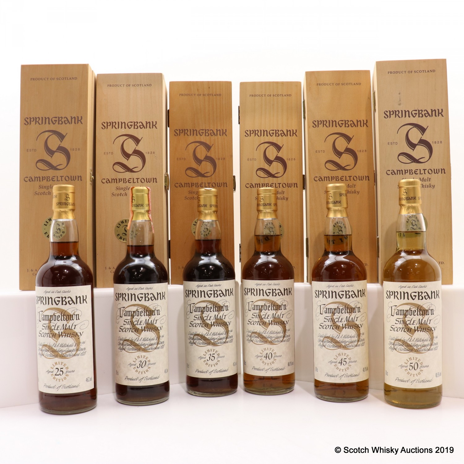 Springbank Millennium Collection 6 x 70cl | The 100th Auction | Scotch ...