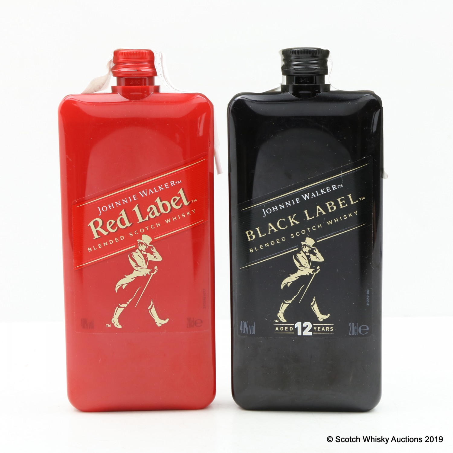 Johnnie Walker Red Label & 12 Year Old Black Label 2 x 20cl | The 101st ...