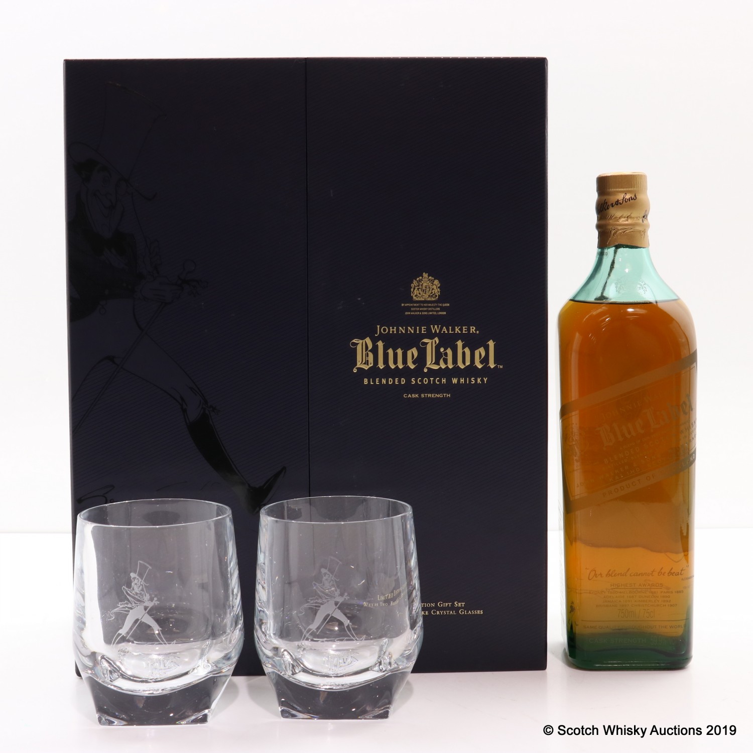 Johnnie Walker Blue Label Gerald Scarfe Limited Edition 75cl With 2 ...