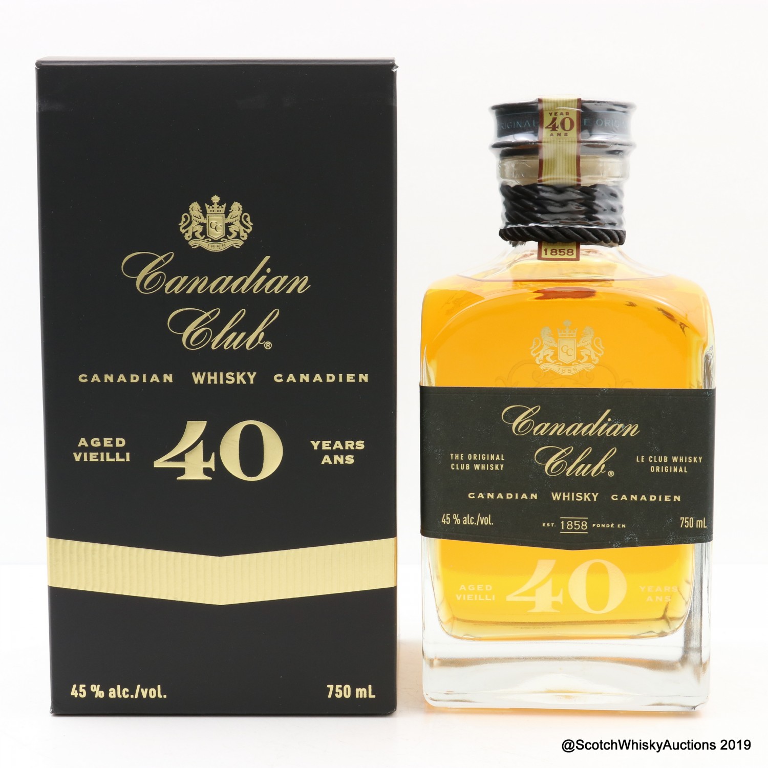 Canadian Club 40 Year Old 75cl | The 101st Auction | Scotch Whisky Auctions