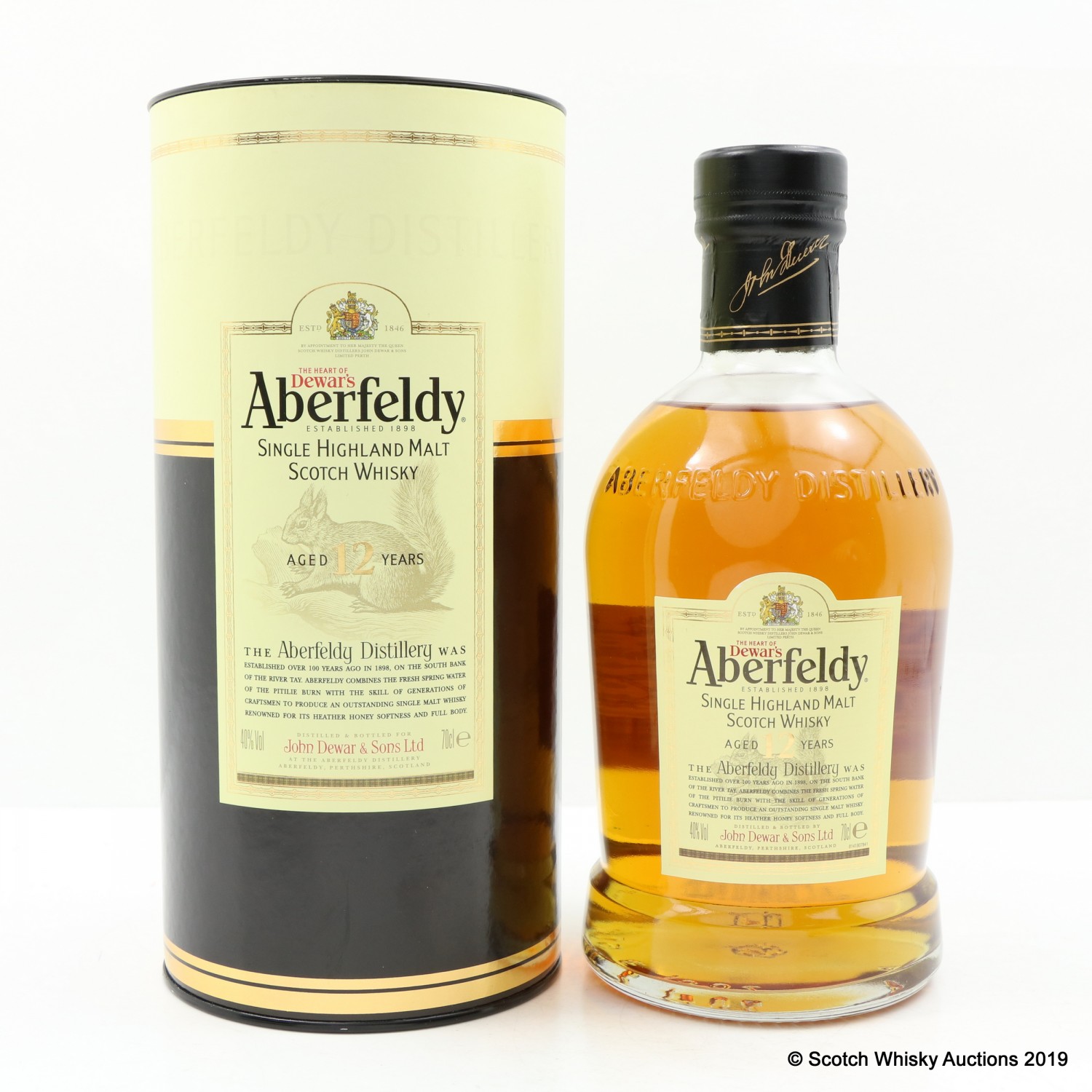 Aberfeldy 12 Year Old | The 101st Auction | Scotch Whisky Auctions