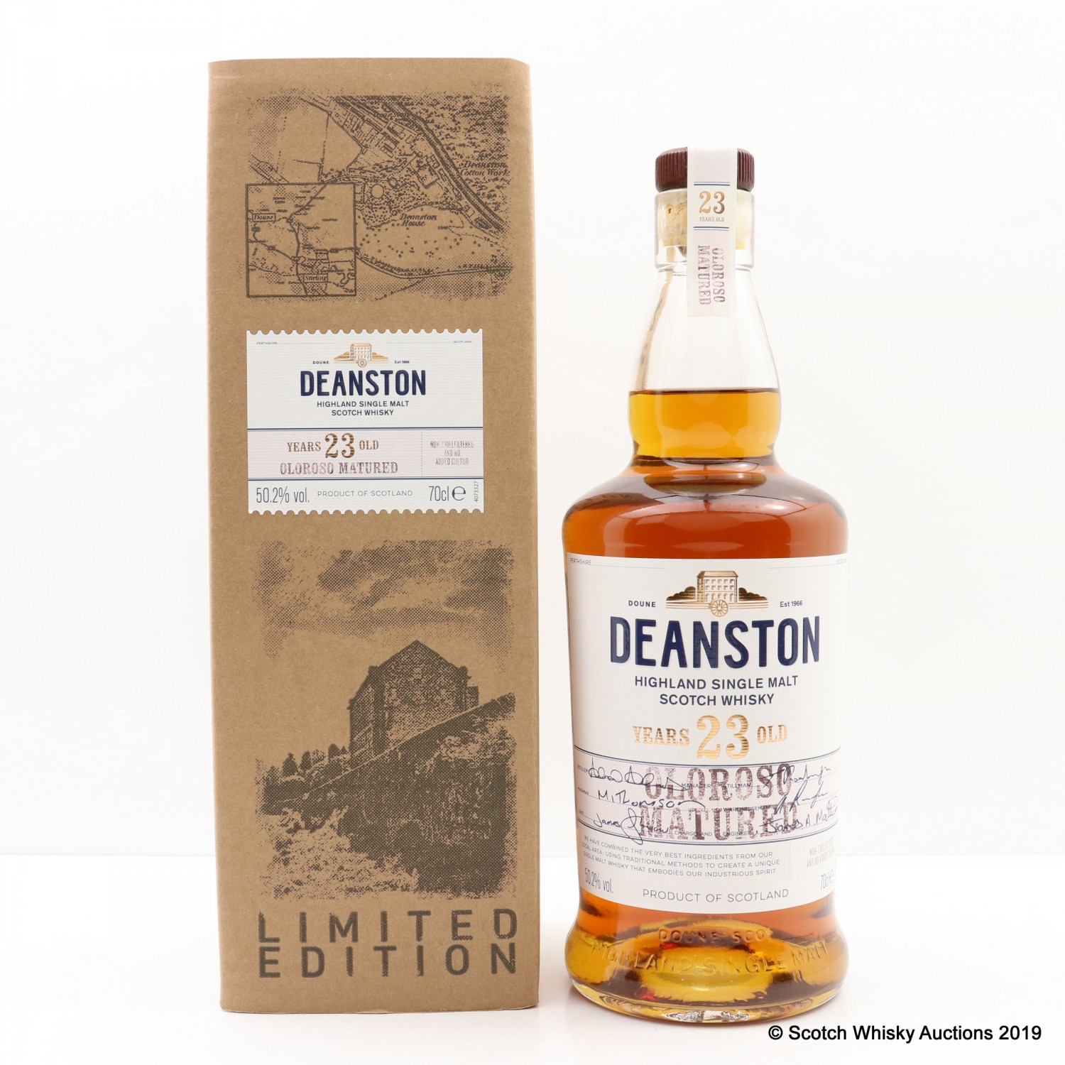 Deanston 23 Year Old Oloroso Matured The 102nd Auction Scotch