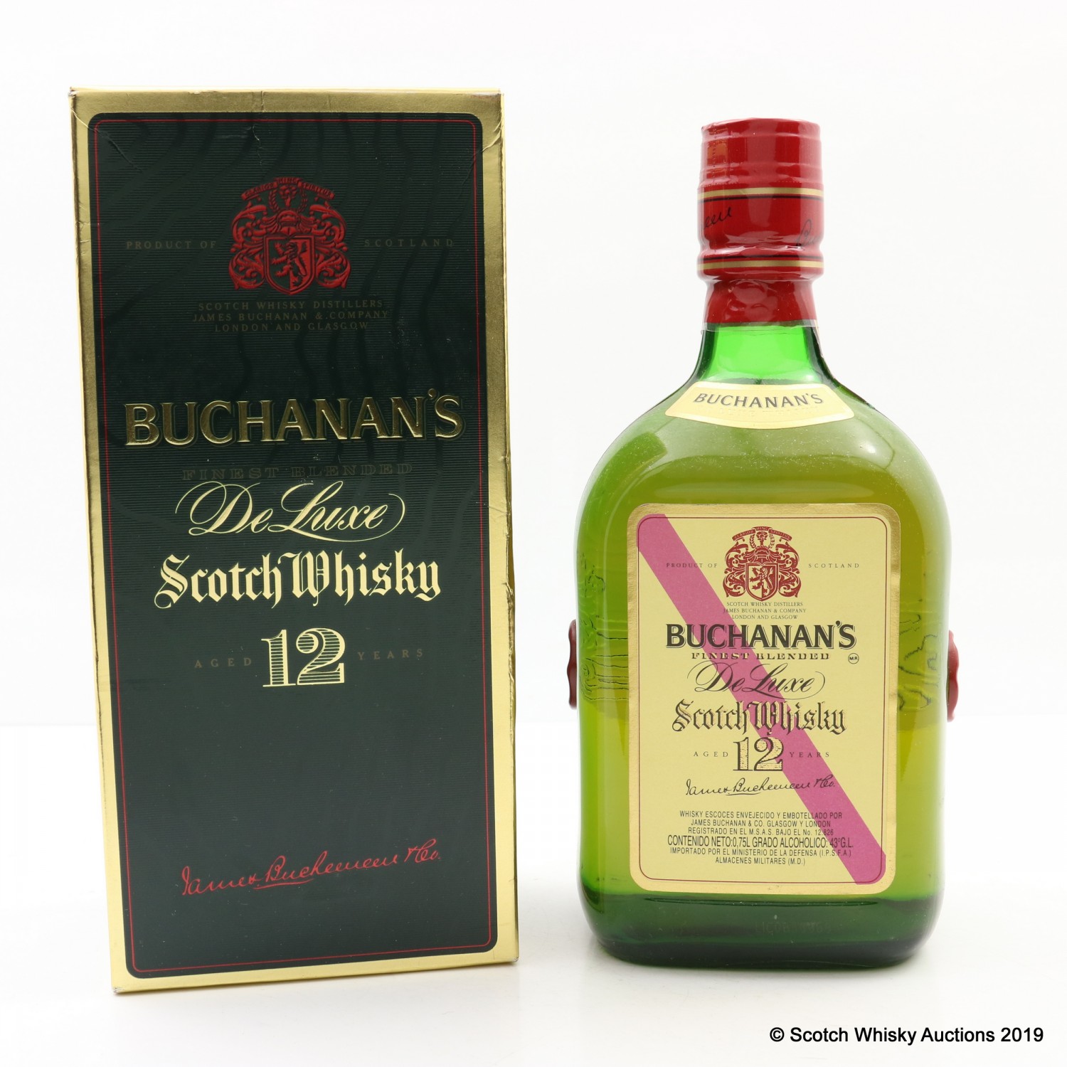 Buchanan's De Luxe 12 Year Old 75cl | The 102nd Auction | Scotch Whisky ...