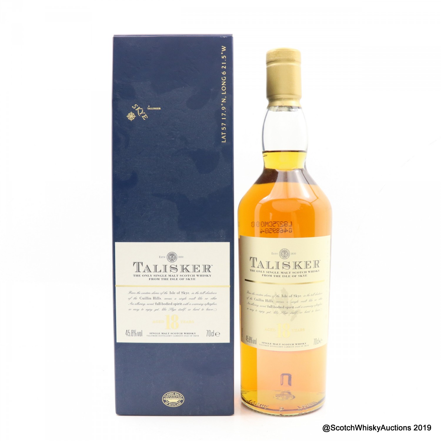 Talisker 18 Year Old | The 102nd Auction | Scotch Whisky Auctions
