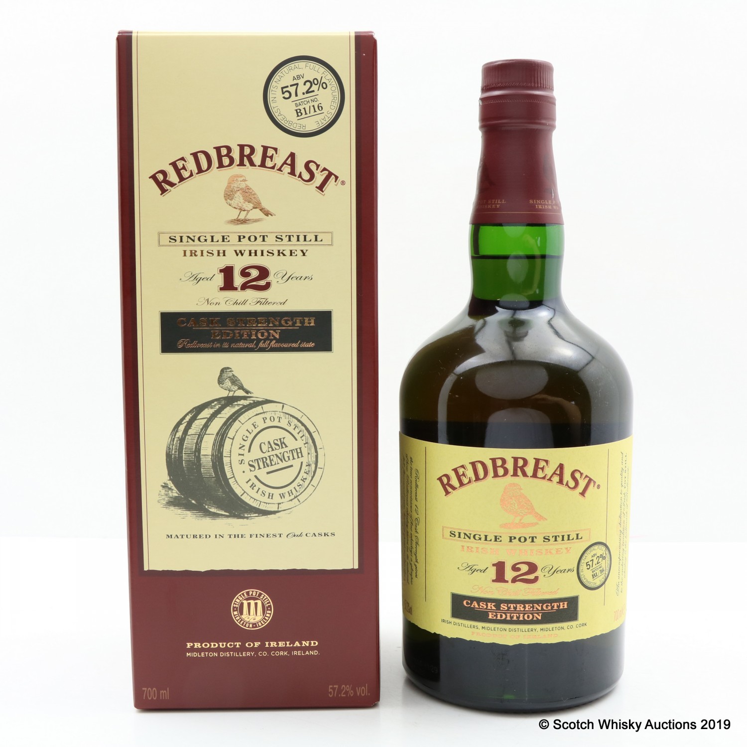 Redbreast 12 Year Old Cask Strength Edition | The 102nd Auction ...