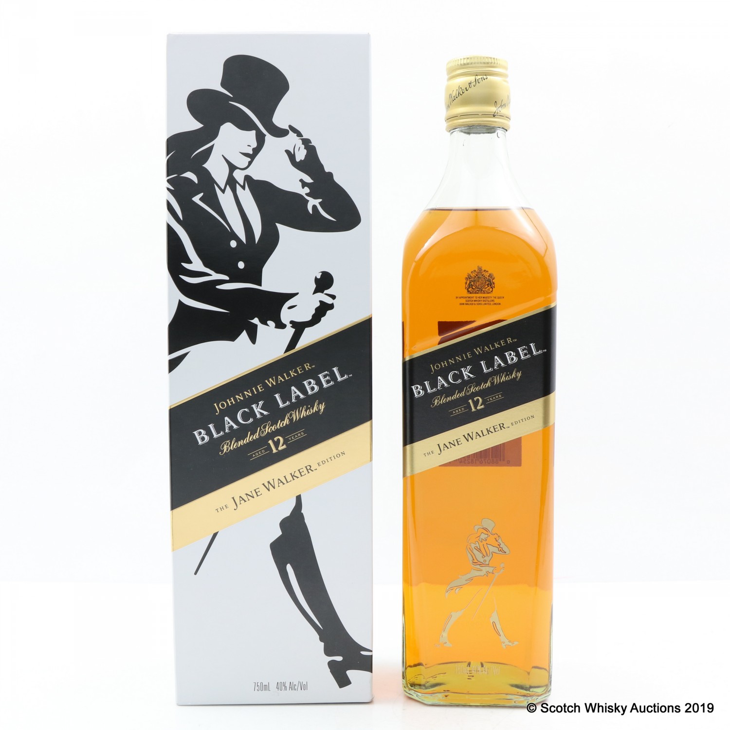 Johnnie Walker 12 Year Old Black Label Jane Walker Edition 75cl | The ...