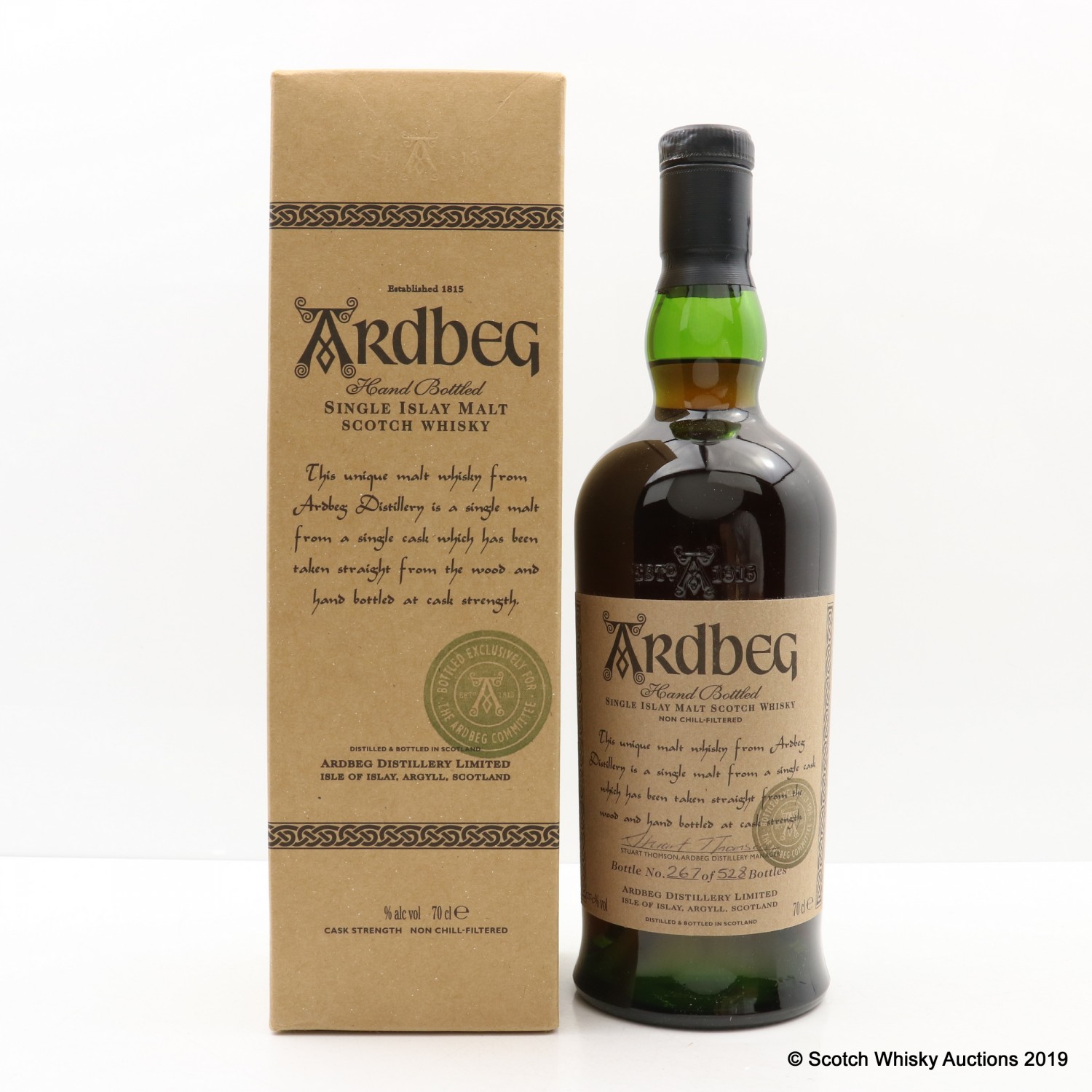 Ardbeg 1976 Single Cask #2392 Hand Filled | The 103rd Auction | Scotch ...