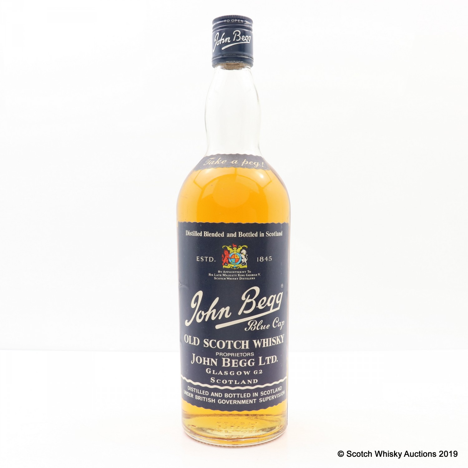 John Begg Blue Cap | The 103rd Auction | Scotch Whisky Auctions