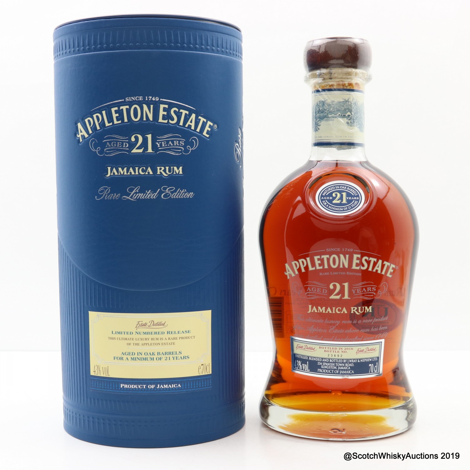 Appleton Estate 21 Year Old Jamaican Rum | The 103rd Auction | Scotch ...