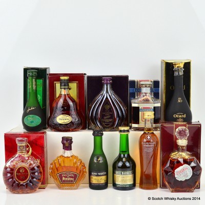 Assorted VSOP & XO Cognac Minis x 11 Including Hennessy XO | The 44th ...