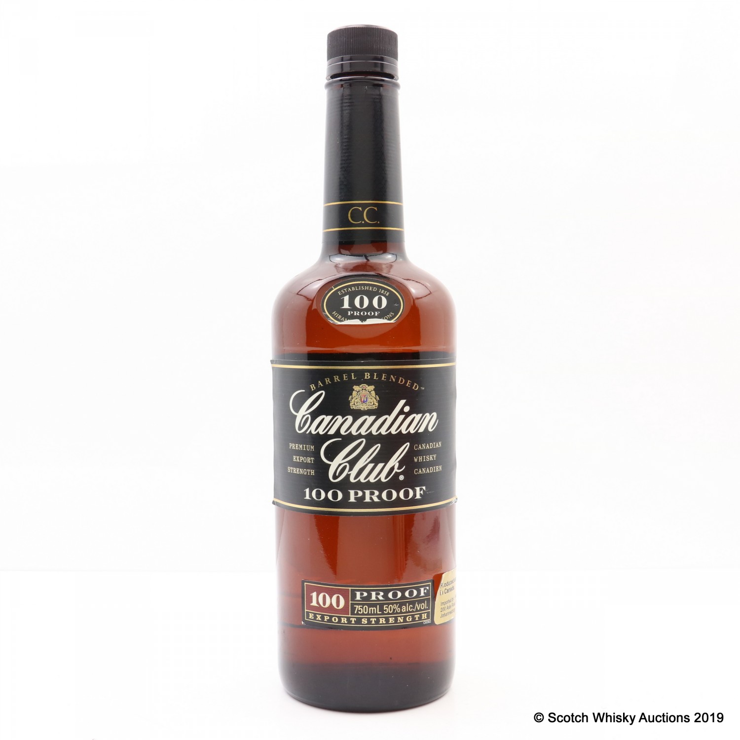 Canadian Club 100° Proof 75cl | The 104th Auction | Scotch Whisky Auctions