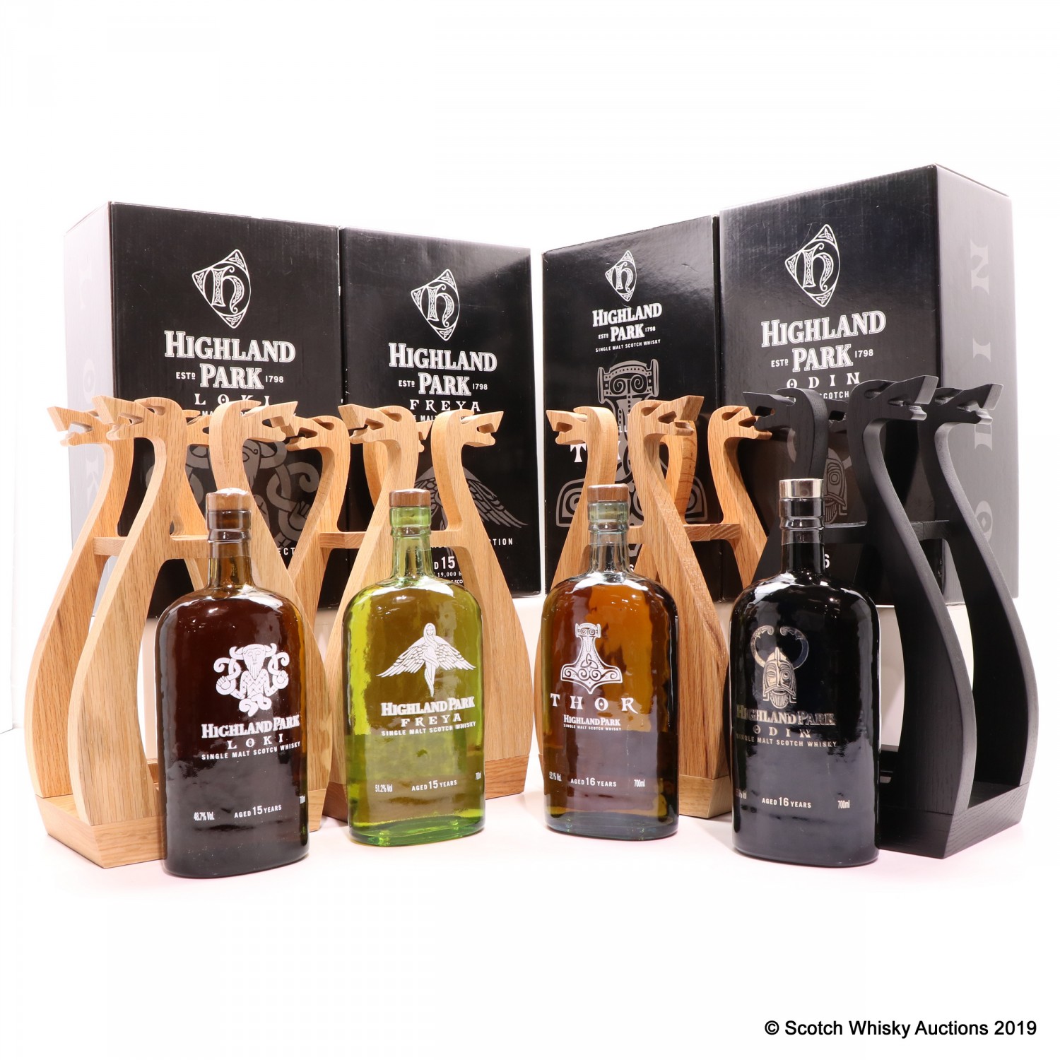 Highland Park Valhalla Collection 4 X 70cl | The 104th Auction | Scotch ...